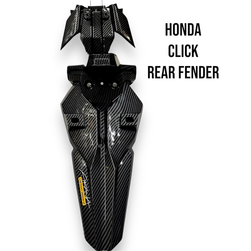 HONDA CLICK REAR FENDER CARBON | Shopee Philippines
