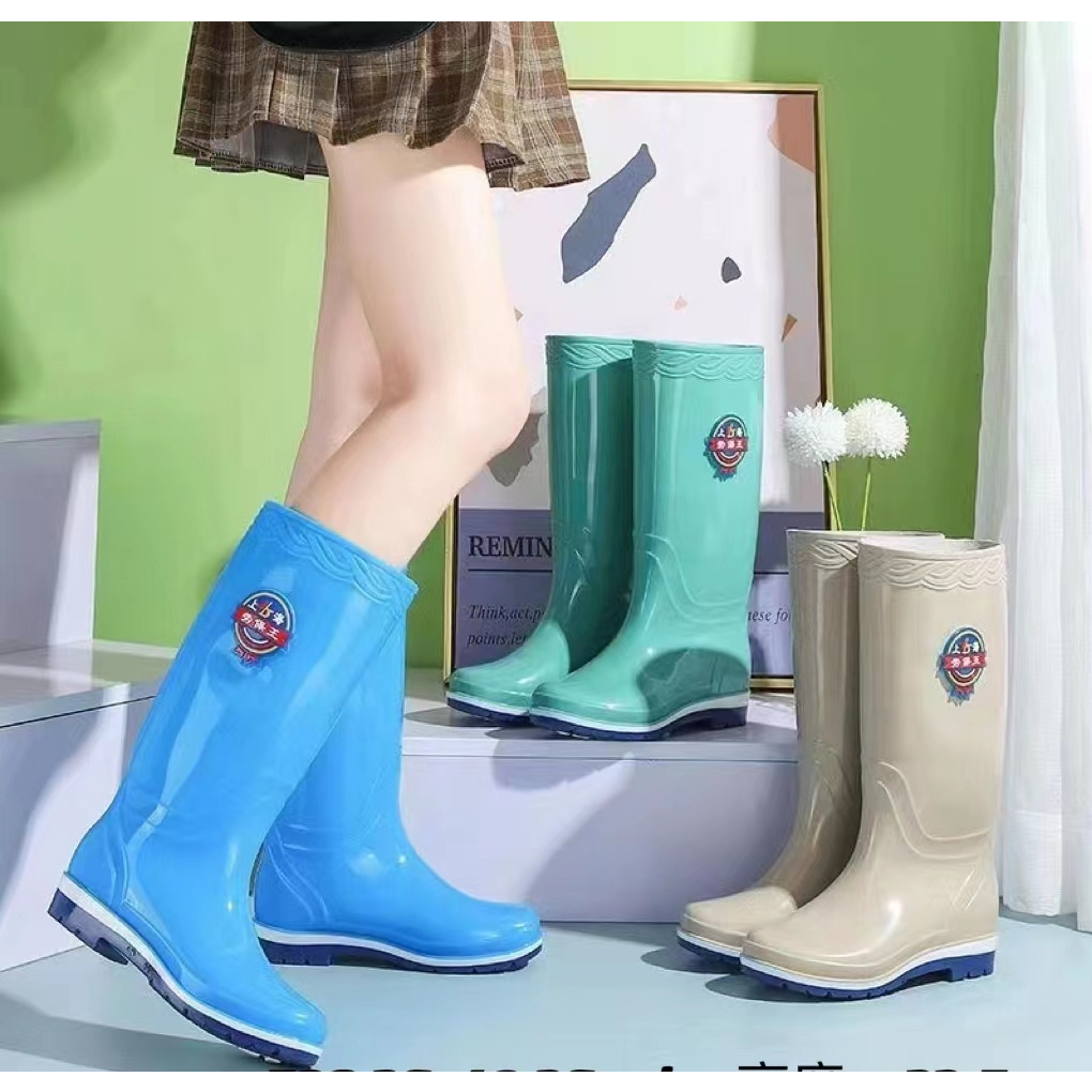 High Cut Rain Boots (Bota) For Ladies Rain shoes women's high rain ...