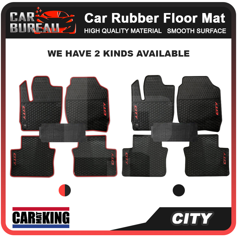 Honda City GM4 2014 - 2021 Premium Rubber Matting 5pcs/set | CMM ...