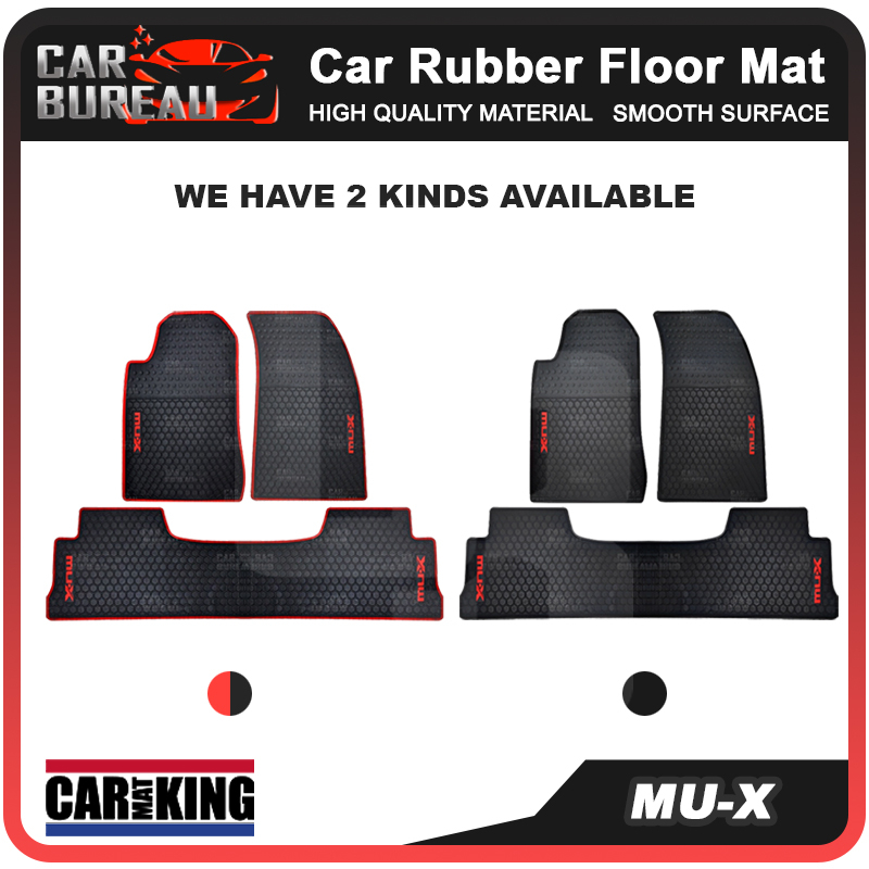Isuzu MUX MU-X 2014 - 2022 Premium Rubber Matting 3pcs/set | CMM ...