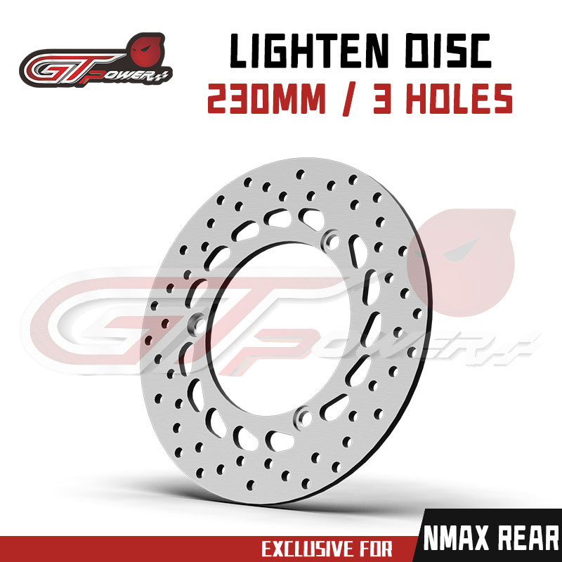 LIGHTEN DISC NMAX REAR 230MM 3 HOLES 3.5MM / REAR NMAX DISC MADE IN ...