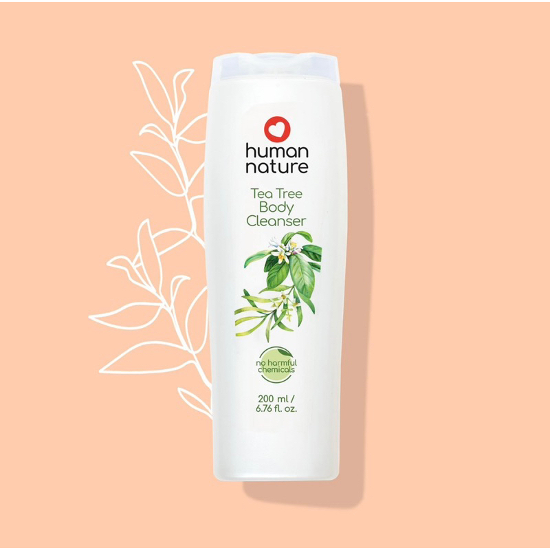 Human Nature Tea Tree Body Cleanser 200ml | Shopee Philippines