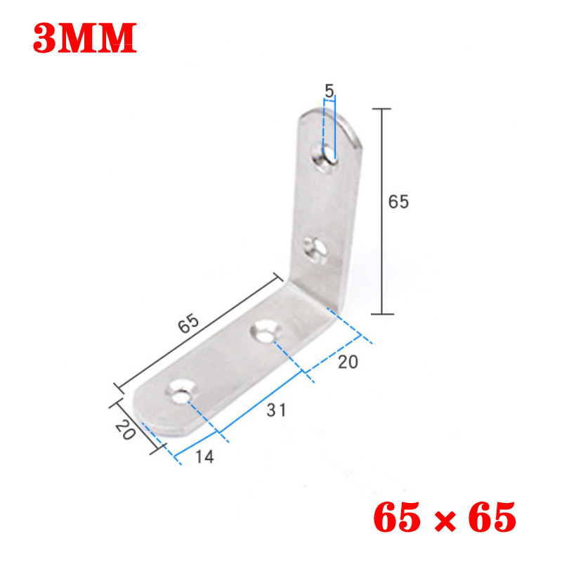 Shelf Support Stainless Steel Right Angle Bracket Corner Brace L Shape ...