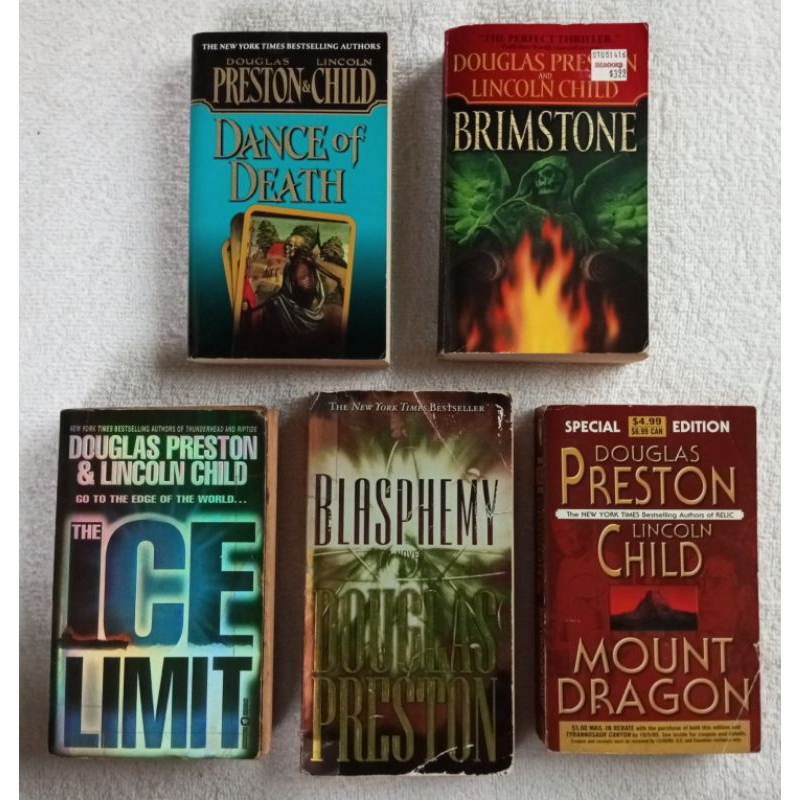 RARE HORROR BOOKS - PRESTON & CHILD, DOUGLAS PRESTON, LINCOLN CHILD ...