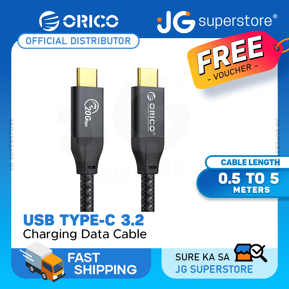 ORICO (0.5m / 1m / 2m / 3m /5m) USB Type C 3.2 Gen2x2 Fast Charging ...