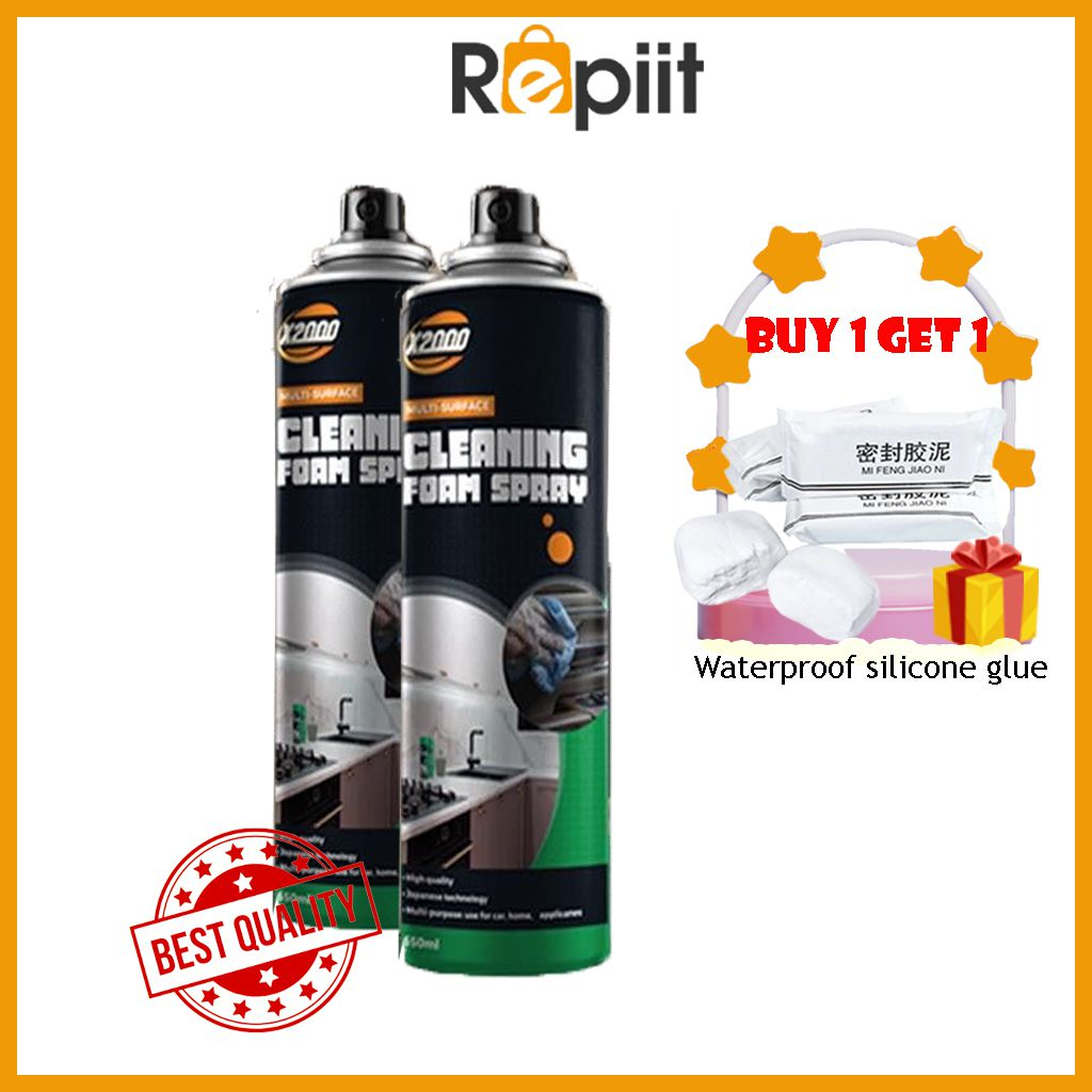 Multi purpose foam cleaner spray for machines, auto accessories, motorcycles, sofa... | Shopee ...