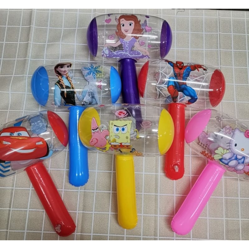 Inflatable hammer (small/big) with lights and sound | Shopee Philippines