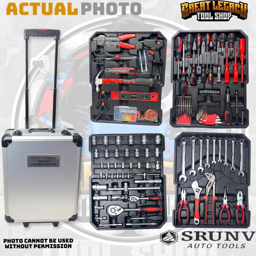 187-Piece Precision Tool Kit Trolley for Your Workshop - Toolbox ...