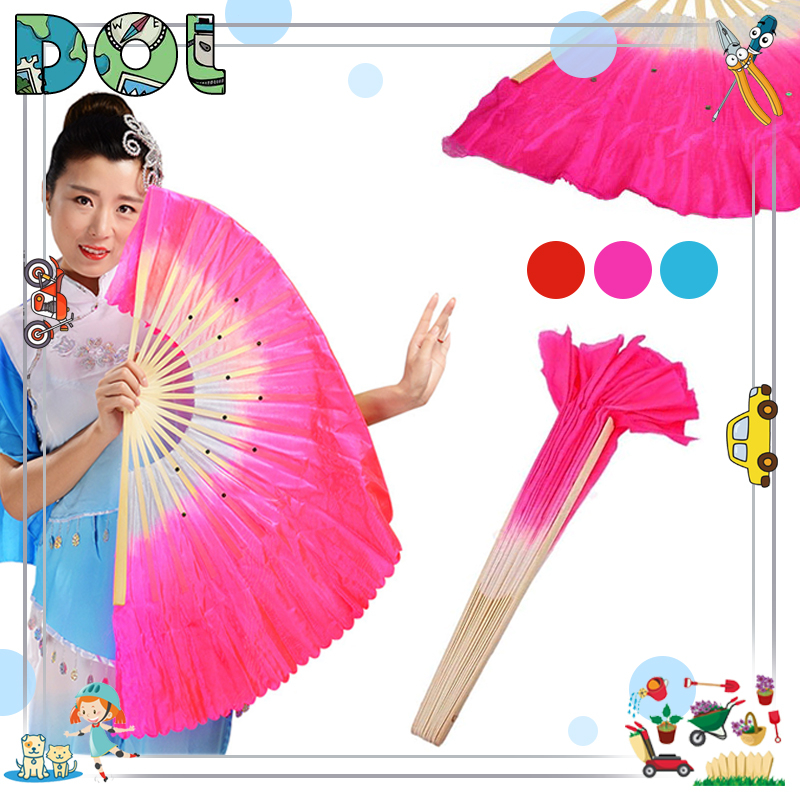 1Pc Dance Fan Chinese Style Handheld Fan Oriental Retro Style Bamboo ...