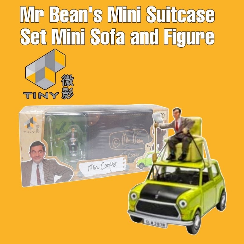 Collectibles Tiny Mr Bean's Mini Suitcase Set Mini Sofa and Figure | Shopee Philippines