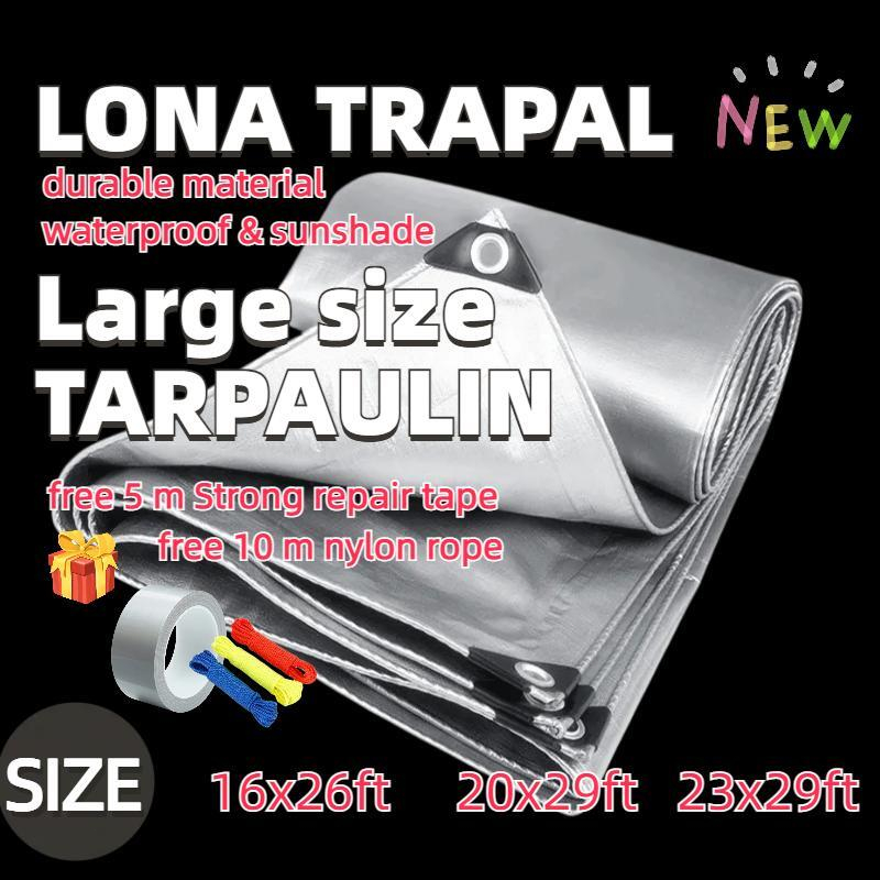 23x29ft(7x9m) Thickened tarpaulin tent canvas Large size tarp cloth ...