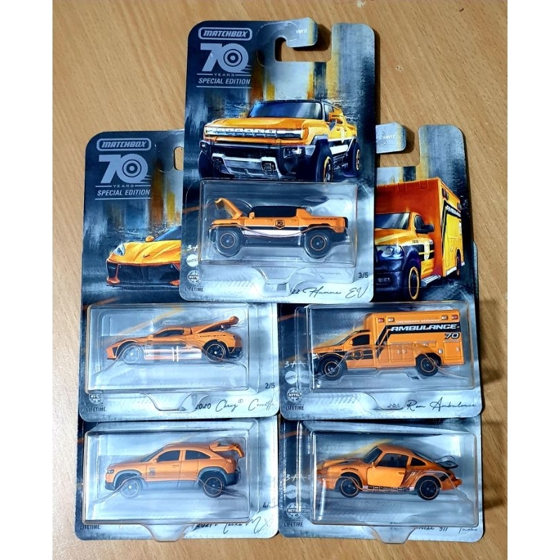 Matchbox 70 years Special Edition set of 5 | Shopee Philippines