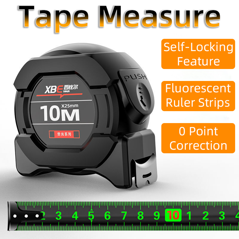 COD 10M Measure Tape Meter Tape Measuring Tool TapeMeasure Fluorescent ...