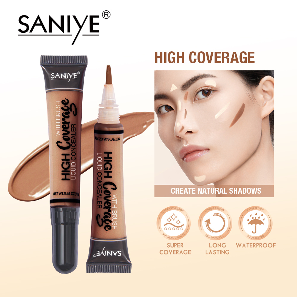 SANIYE 6 Colors Concealer Liqud Foundation Facial Makeup R1072 | Shopee ...