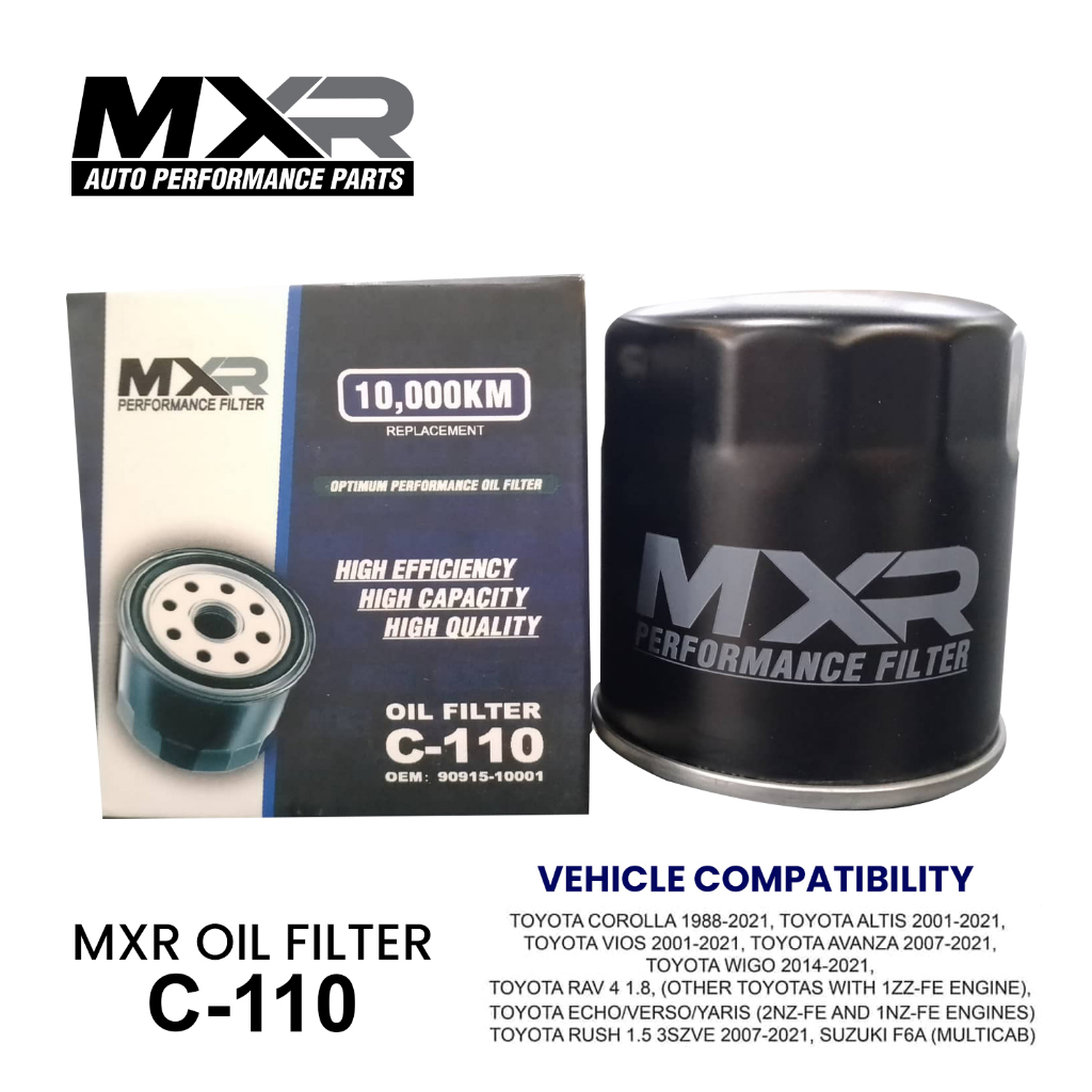 MXR OIL FILTER C-110 | THE BEST OIL FILTER | TOYOTA | SUZUKI | Shopee ...