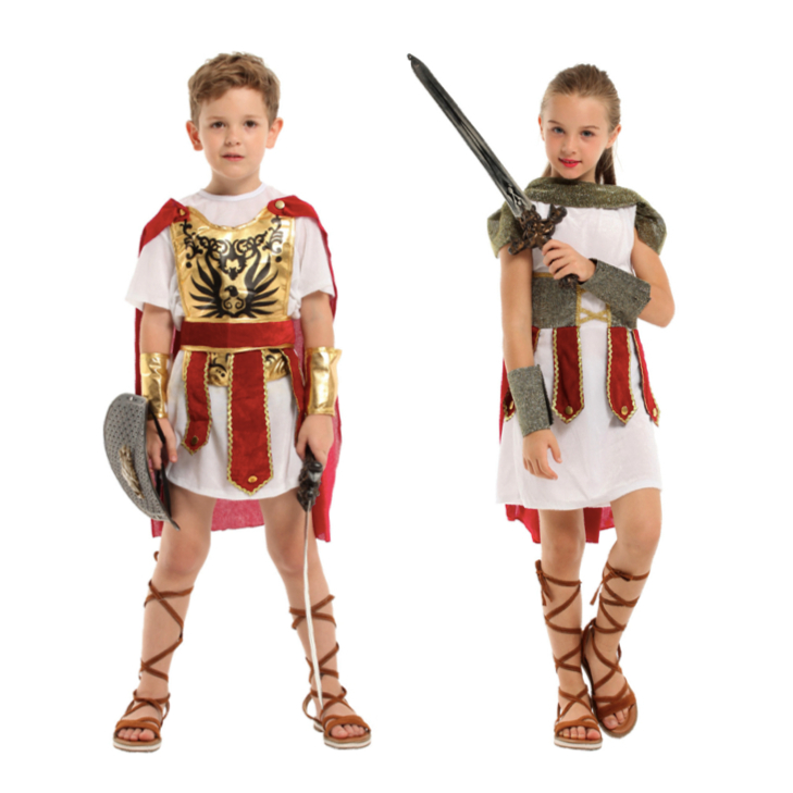 CLOSING DOWN SALE! Kid's Gladiator Roman Emperor Empress Halloween ...