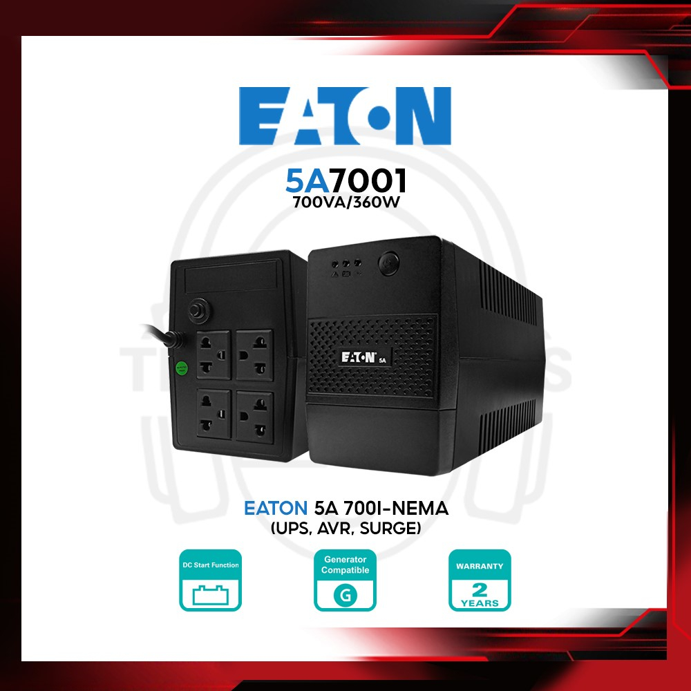 Eaton 5A 700I-NEMA 700VA/360 Watt UPS/AVR | Shopee Philippines