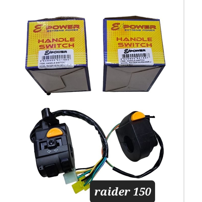 handle switch set raider 150 (left and right) raider j 110 | Shopee ...
