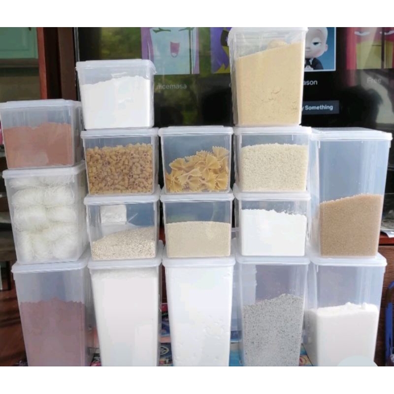 CLIPTOP FOOD STORAGE HARD PLASTIC CONTAINER (minimum 3pcs) | Shopee ...