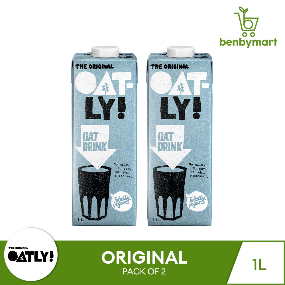 Oatly Oat Drink Original 1L - Set of 2s | Shopee Philippines