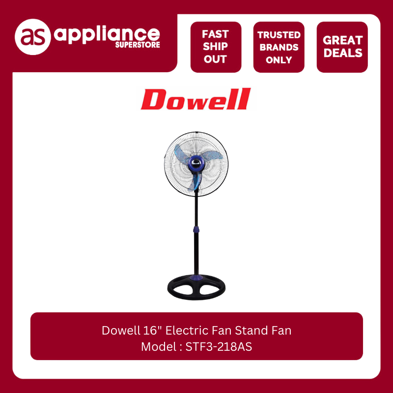 Dowell 16" Electric Fan Stand Fan Model : STF3-218AS | Shopee Philippines