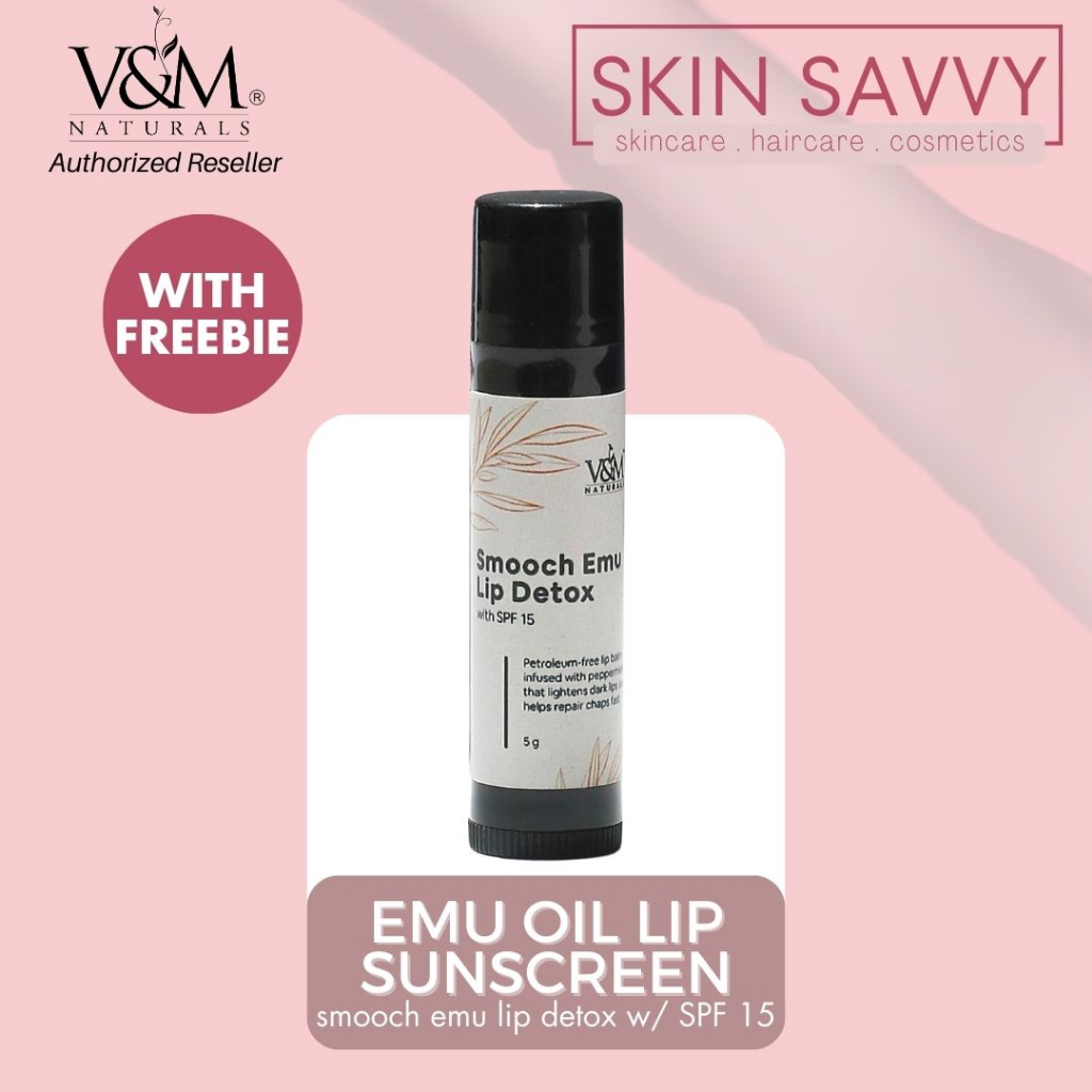 Smooch Emu Lip Balm Sunscreen SPF15 | V&M Naturals | Skin Savvy | Lip ...