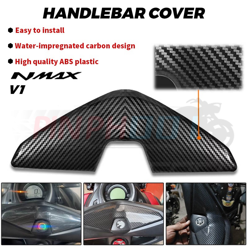 NMAX V1 Carbon Handle Bar Garnish Cover | Shopee Philippines