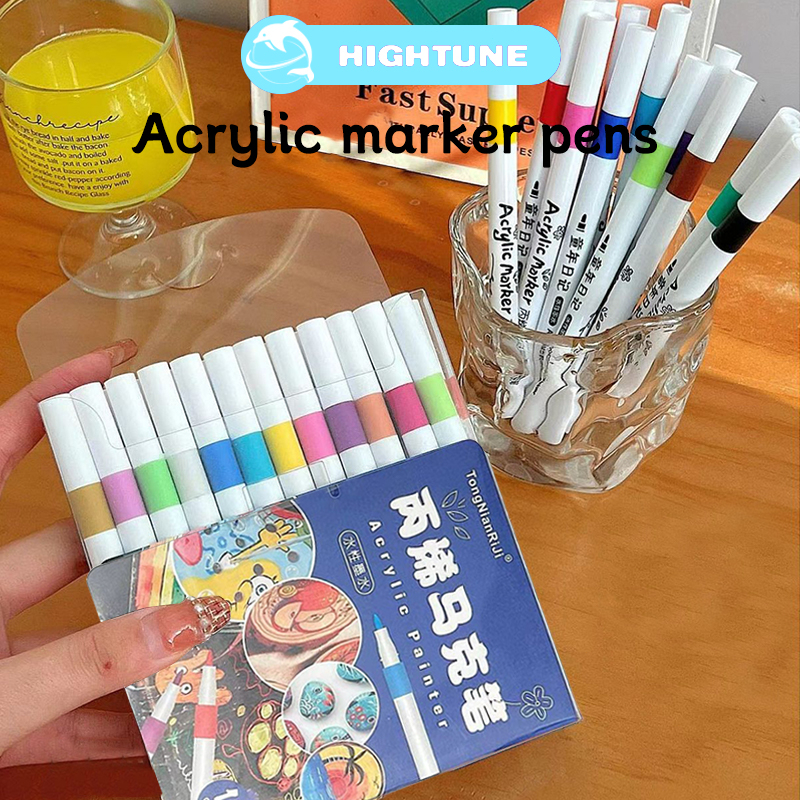 HIGHTUNE Acrylic Marker Pen Color Marker Marker Set Touch Markers ...