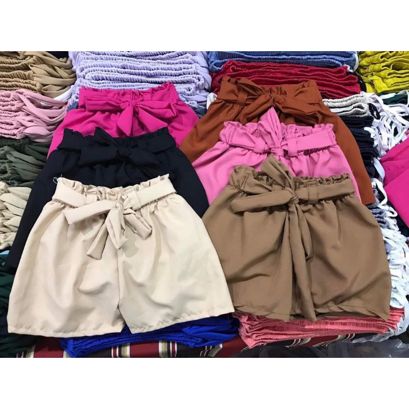 Chelsea ribbon short kids 2to5 years old taslan fabric | Shopee Philippines