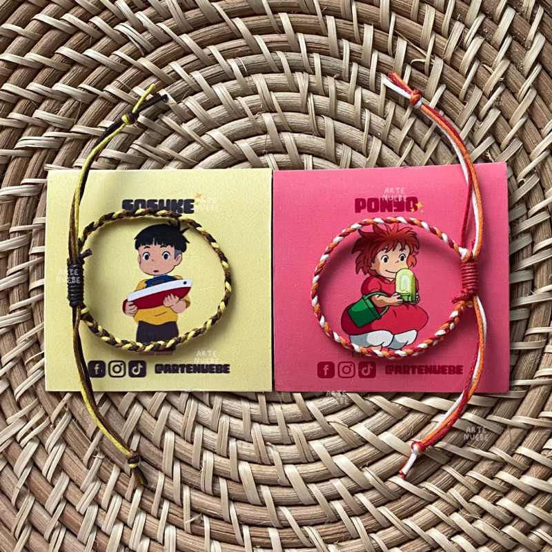 [artenuebe] ponyo and sosuke couple bracelet | Shopee Philippines