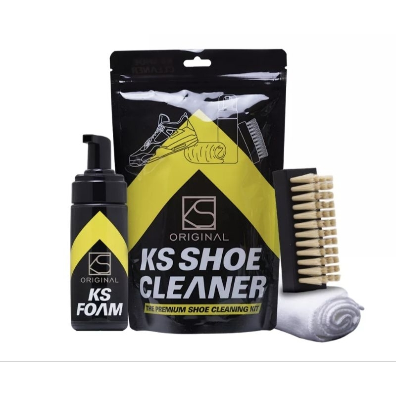 KS ORIGINAL Ks Shoe Cleaner Premium Foam Sneakers, Dry cleaning kit ...