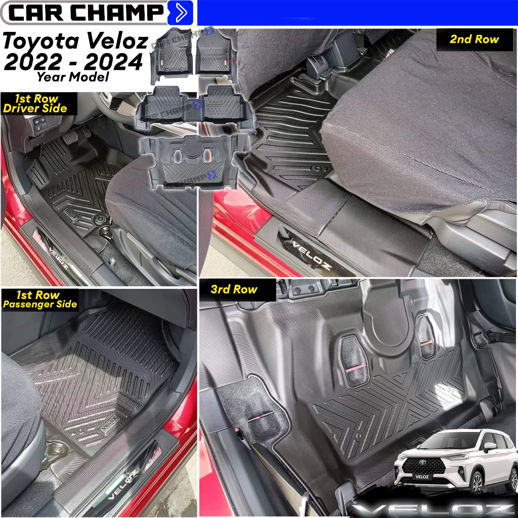 Toyota Veloz 2025 to 2025 Deep Dish Matting 5D / 7D EXCELLENT Premium ...