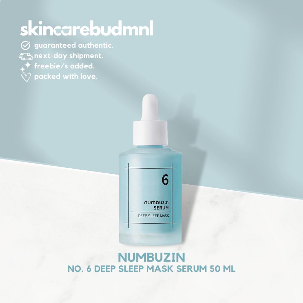 Numbuzin No.6 Deep Sleep Mask Serum 50 ml by skincarebudmnl | Shopee ...