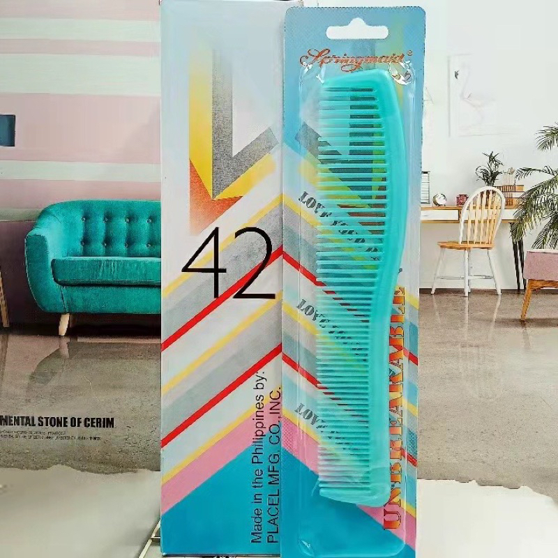 #42 Spring maid (12pcs) Hair Comb Spring maid Big and Small Teeth ...