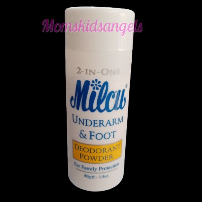 2-IN-ONE MILCU underarm and foot deodorant powder 80g | Shopee Philippines