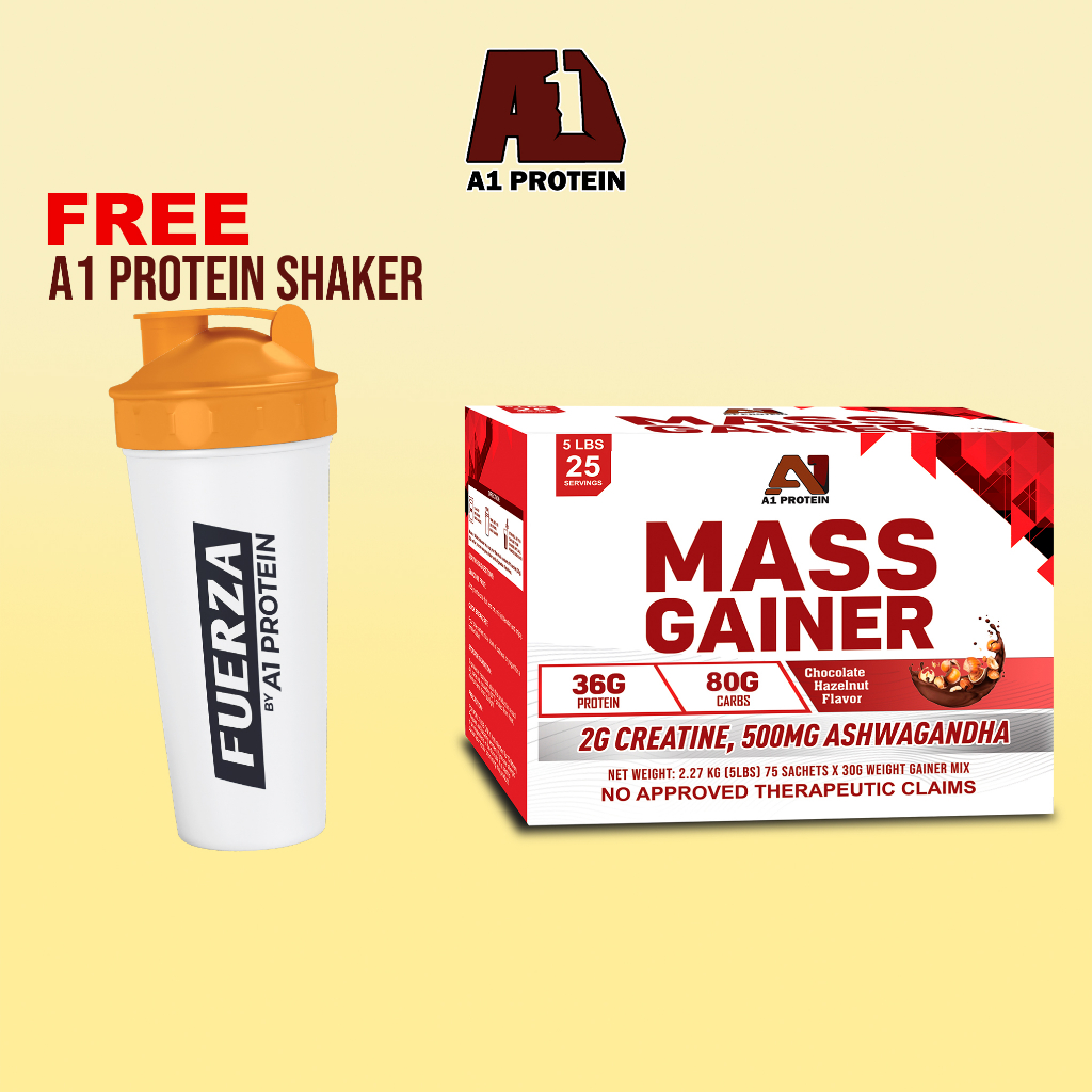 A1 PROTEIN Mass Gainer 5LBS FREE SHAKER OR SHORTS OR TOPTANK OR TSHIRTS ...