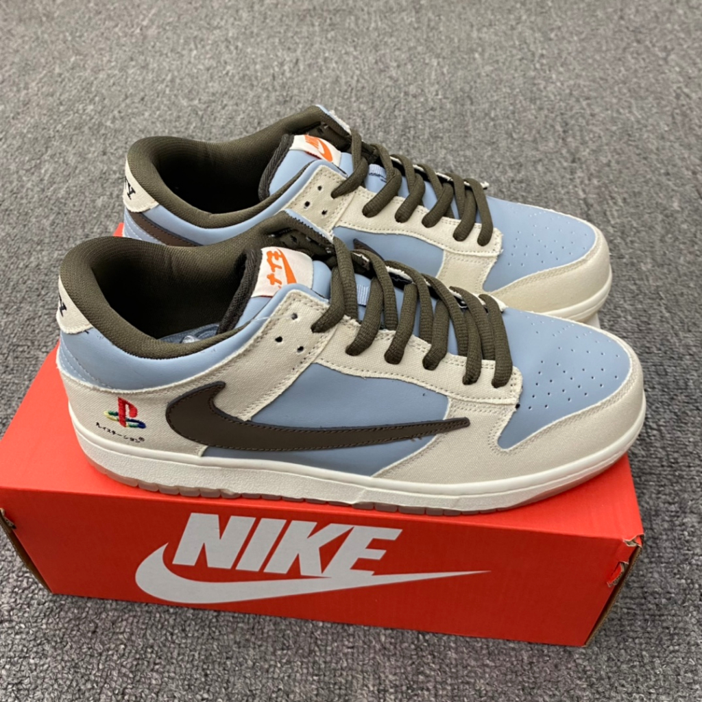 Travis Scott x Playstation x Nike SB Dunk Low cut Sports Skate Shoes ...