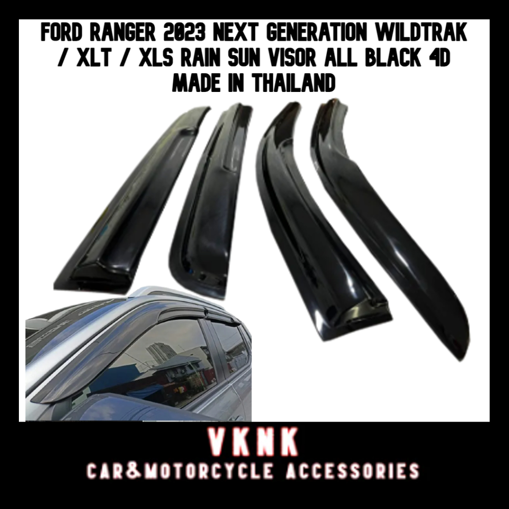 Ford Ranger 2023 next Generation Wildtrak / XLT / XLS Rain Sun Visor ...