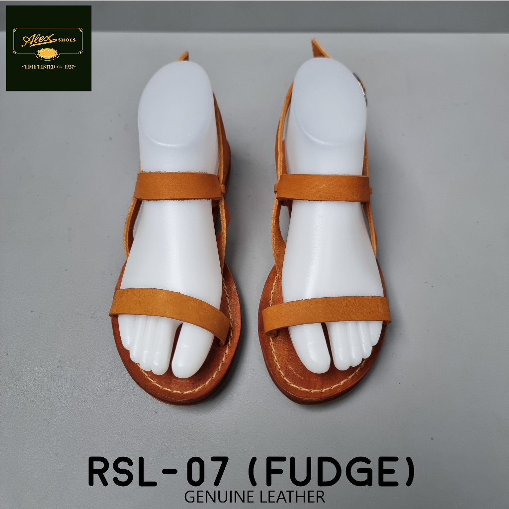ALEX SHOES WOMEN'S GENUINE LEATHER TOOLING SLIPPERS (RSL-07) | Shopee ...