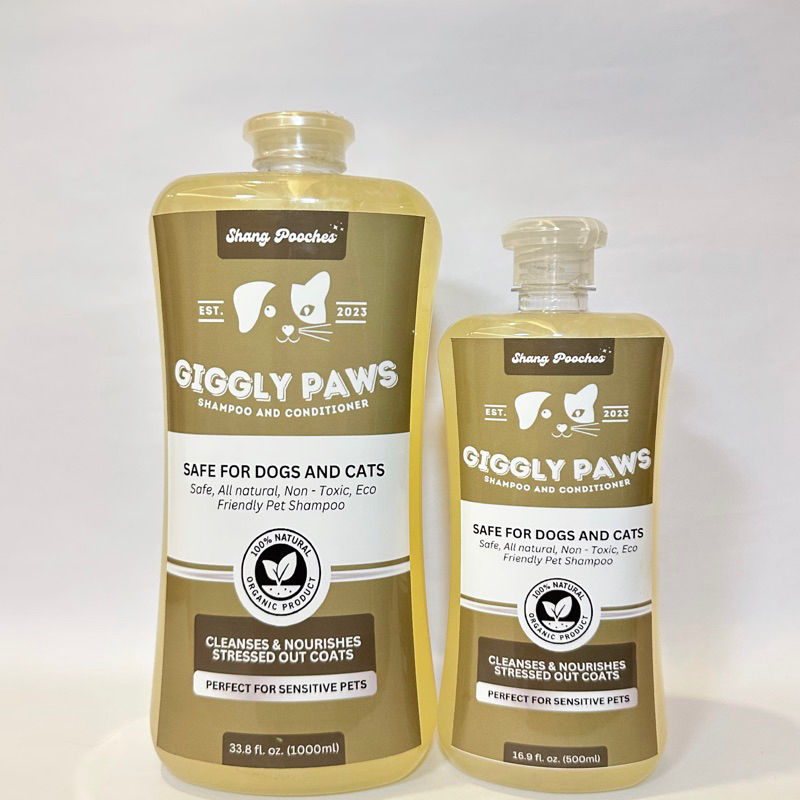 Shang Pooches Giggly Paws 2in1 Shampoo and Conditioner (For Dogs and ...