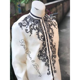 Premium Burda Barong Tagalog with Lining/ Piña Organza/ Not Shiny ...