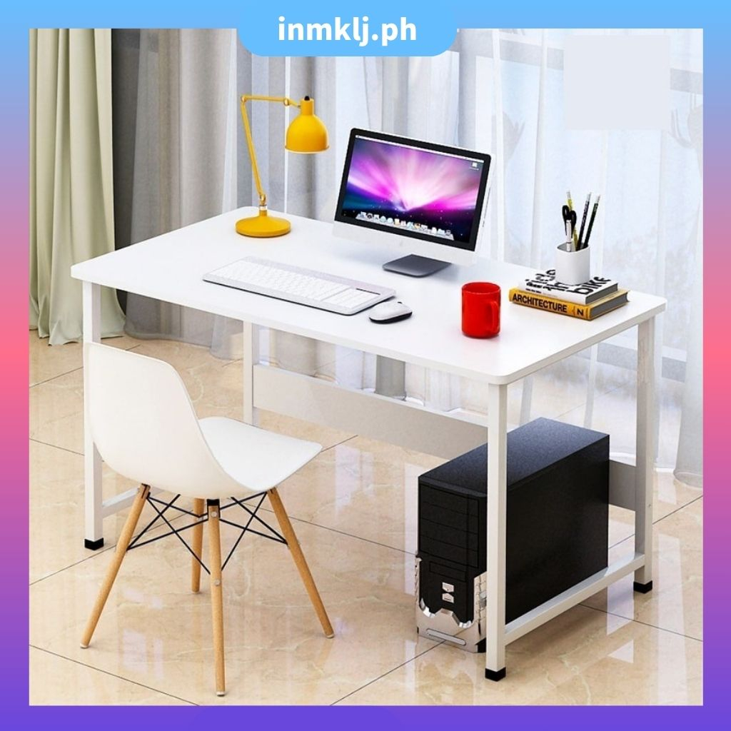 Computer desk solid wood study home office desk PC Tables Gaming Home ...