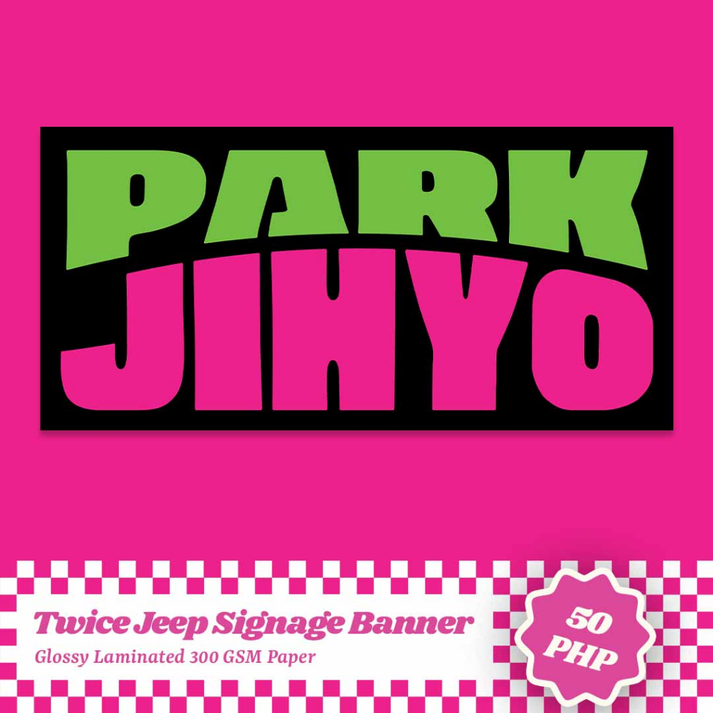 Twice Jeepney Signage Inspired Hand Banners | Shopee Philippines