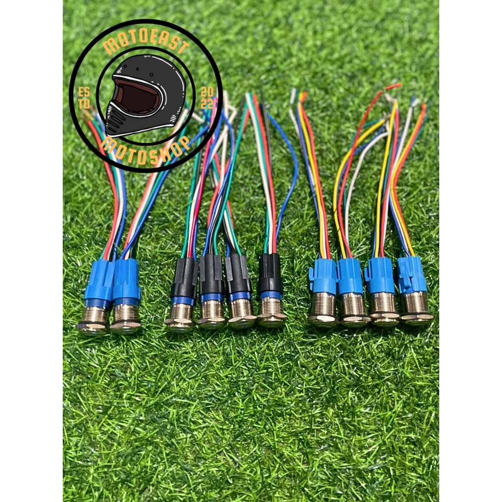 HALO SWITCH 16MM HONDA/SUZUKI/YAMAHA LOGO FOR MOTORCYLE/UNIVERSAL ...