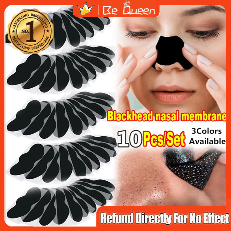 10Pcs Deep Cleansing Nose Strips Blackhead Remover Nasal Spot Facial ...
