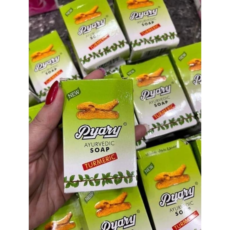 12 pcs PYARY TURMERIC SOAP (ORIGINAL) | Shopee Philippines