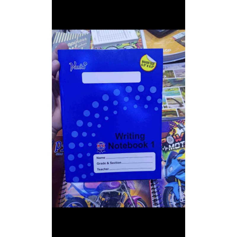 vanda k12 writing notebook for kinder grade 1 | Shopee Philippines