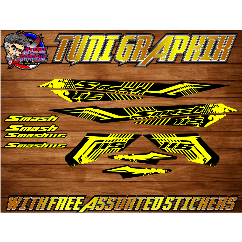 SUZUKI SMASH 115 DECALS MALAYSIAN CONCEPT | Shopee Philippines
