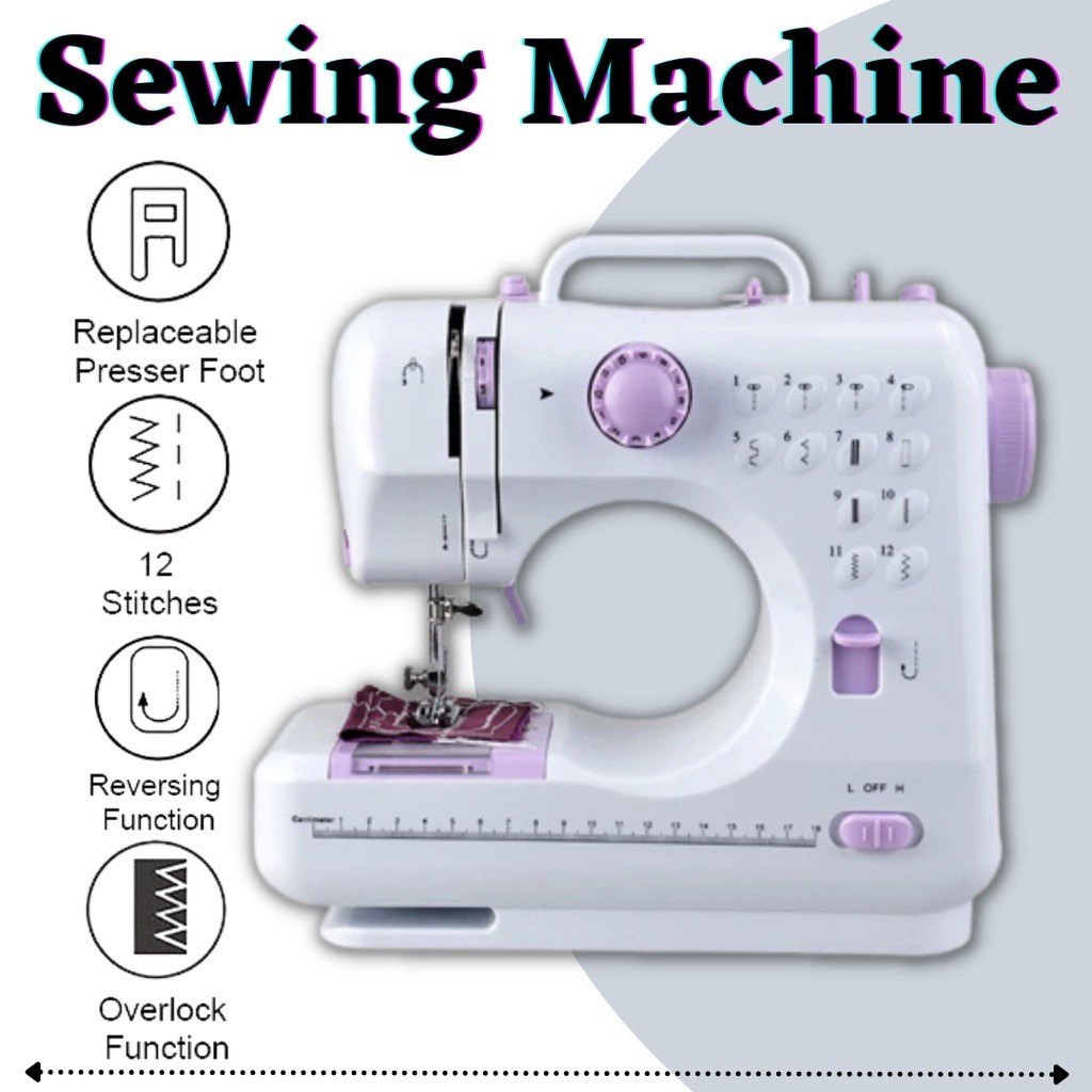 Portable mini sewing machine 505A portable sewing machine sewing table ...