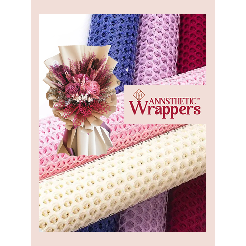 1 Roll Korean Round Mesh Bouquet Floral Wrapper | Shopee Philippines
